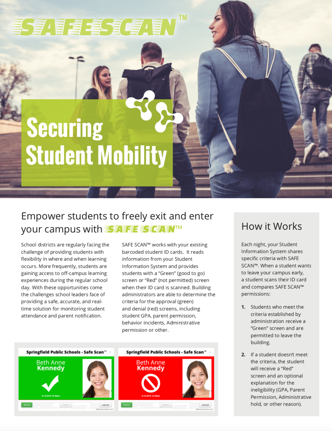 Safe Scan Solutions (734) 794-7780 – Securing Student Mobility